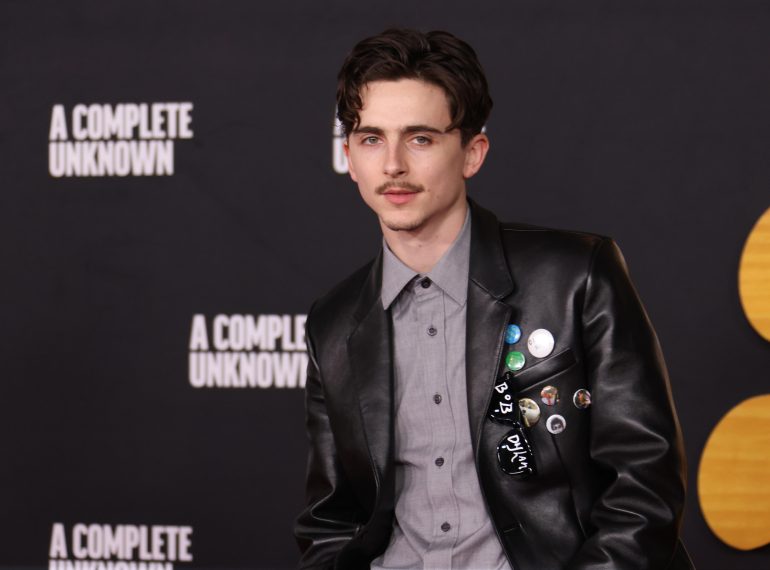 A Complete Unknown, red carpet per Timothée Chalamet ispirato a Bob ...